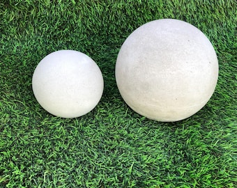 Decorative Garden Ball, Concrete Garden Ball, 3 1/2” Filigree Cement ...