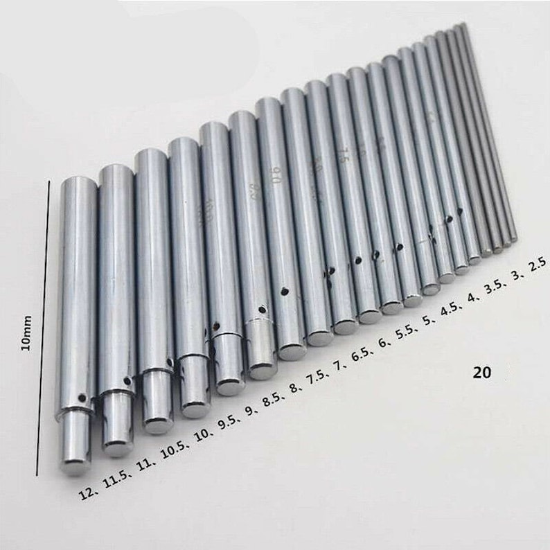 Jump Ring Maker With Cutter and 20 Mandrels Sizes for Gold & Silver ...