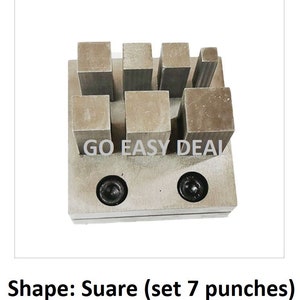 Disc Cutter Punch Cutting Craft Working Metal Jewelry Tool - Heart - Square - Triangular - Oval ...