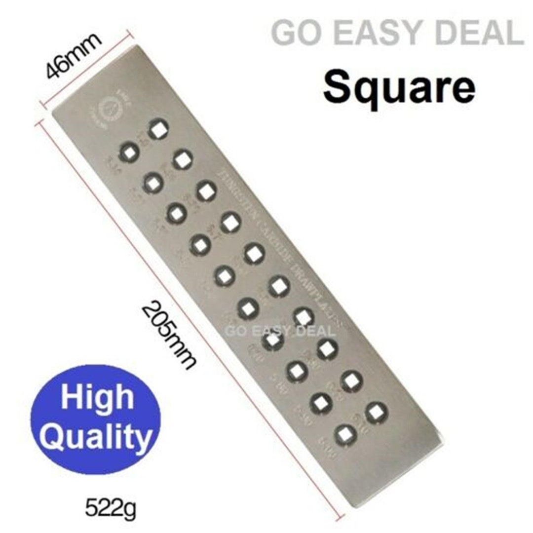 Tungsten Carbide Drawplate Wire Square Shape Drawing Multisize Pull Bar ...
