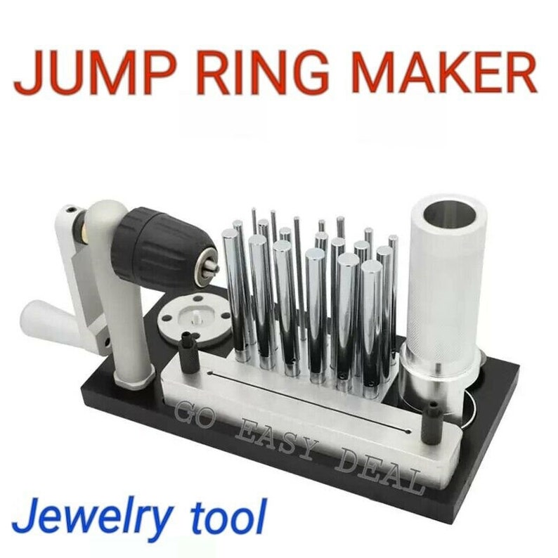 Jump Ring Maker With Cutter and 20 Mandrels Sizes for Gold & Silver ...