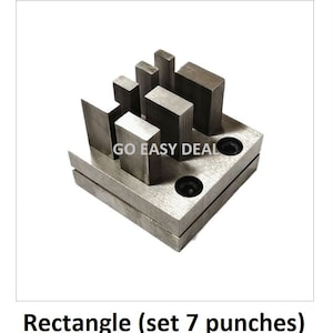 Disc Cutter Punch Cutting Craft Working Metal Jewelry Tool - Heart - Square - Triangular - Oval ...