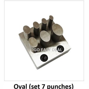 Disc Cutter Punch Cutting Craft Working Metal Jewelry Tool - Heart - Square - Triangular - Oval ...