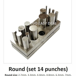 Disc Cutter Punch Cutting Craft Working Metal Jewelry Tool - Heart - Square - Triangular - Oval ...