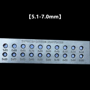 Tungsten Carbide Wire Drawplate Making Round Pull Bar Multi Size ...