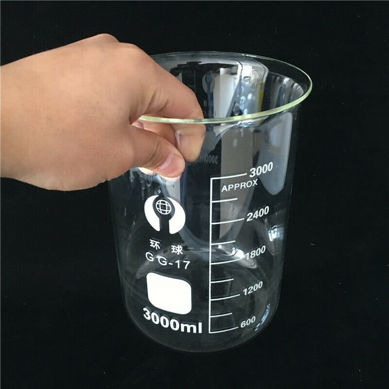 2000ML 10000ML Borosilicate Glass Lab Chemistry Beaker - Etsy