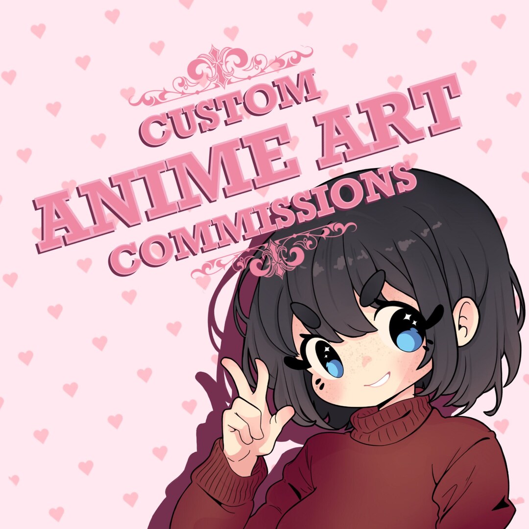 Custom Anime Commission OC, D&D, Fanart, Character Design Digital Art ...