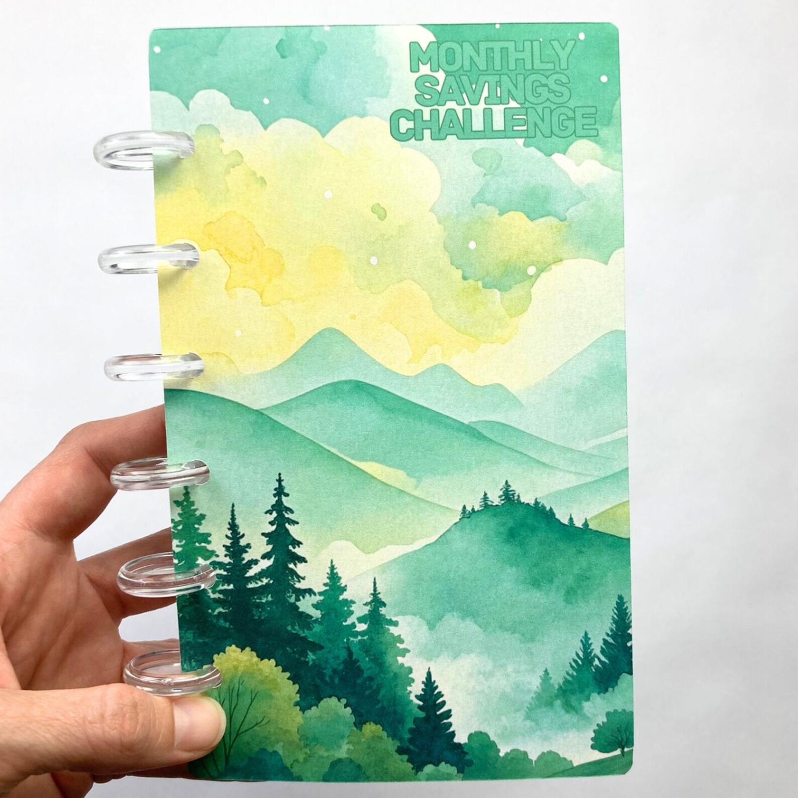 Mountains | Monthly Challenge Binder | Cash Budgeting | Money Binder ...