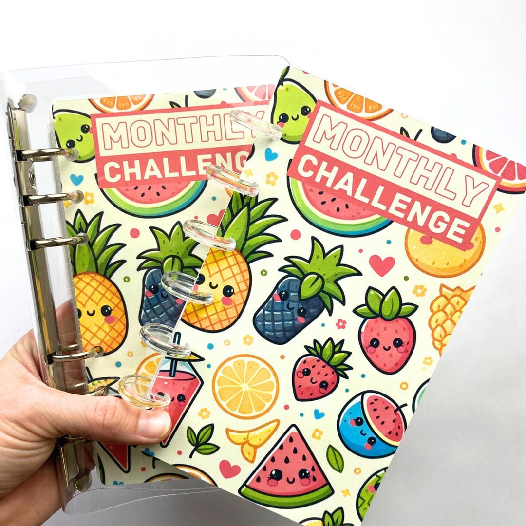 Summer | Monthly Challenge Binder | Cash Budgeting | Money Binder | A6 ...
