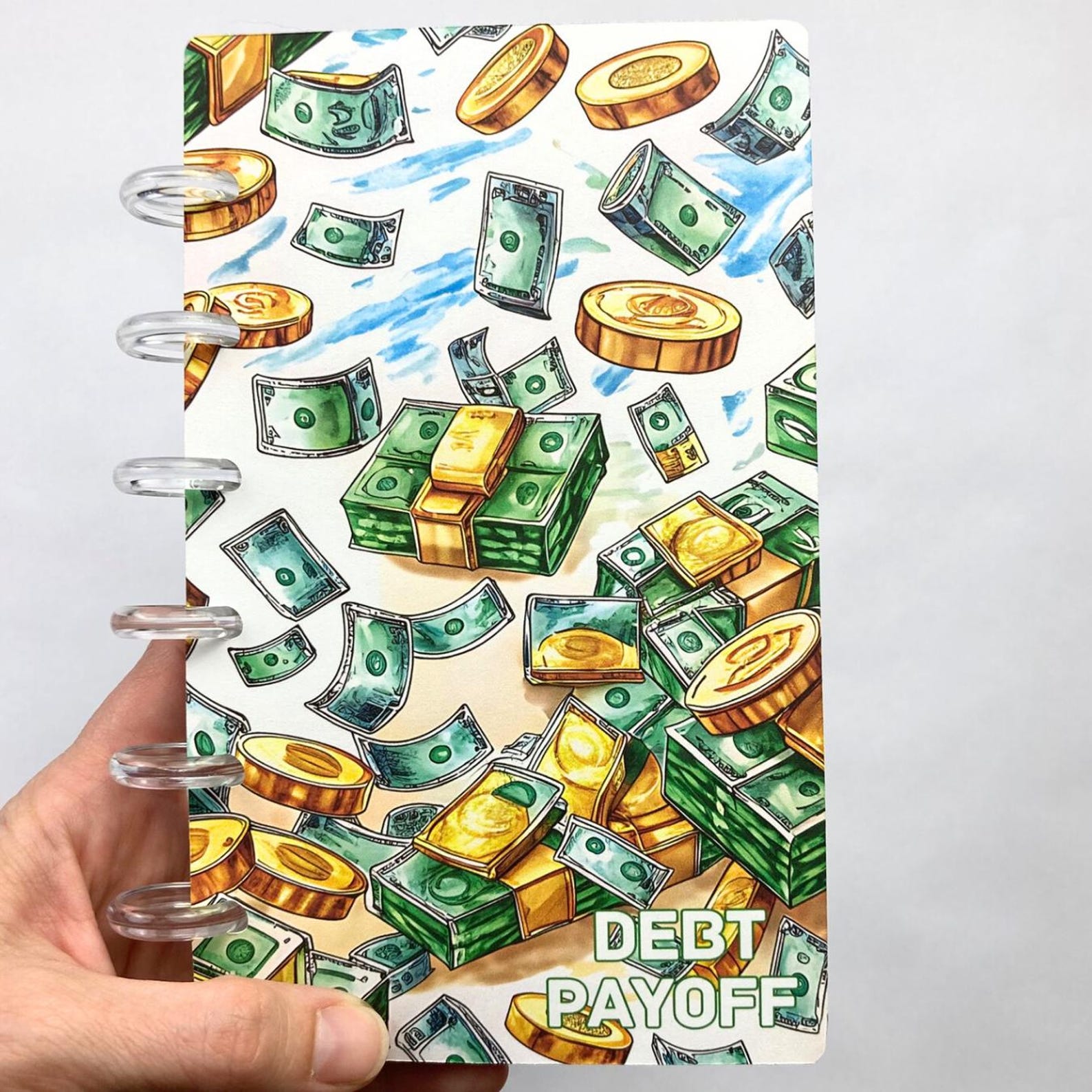 Debt Payoff | Monthly Challenge Binder | Cash Budgeting | Money Binder ...