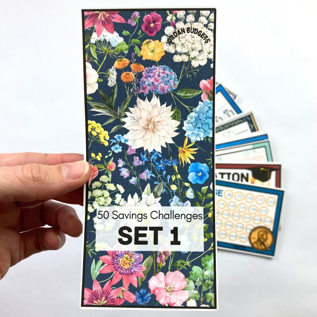 50 A6 Size Savings Challenge Cards | Thick Cardstock | Physical Shipped ...