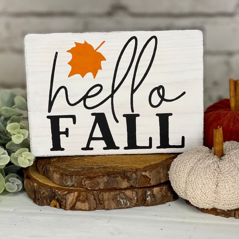 Fall Wood Sign - Etsy