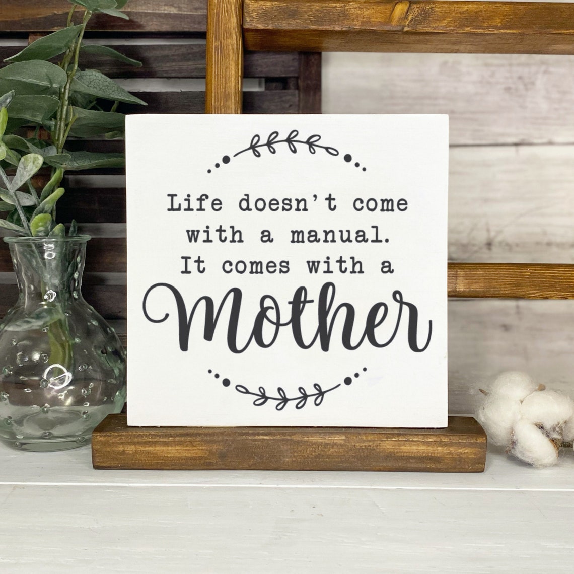 Mother Sign, Handpainted Wood Sign, Mother’s Day Gift, Farmhouse Home ...