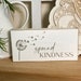 Spread Kindness Wood Sign, Hand Painted Wood Sign, Kindness Sign ...