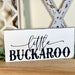 Little Buckaroo Western Nursery Wood Sign, Cowboy Rodeo Baby Wall Art ...