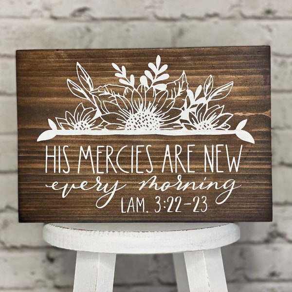 His Mercies Are New - Etsy