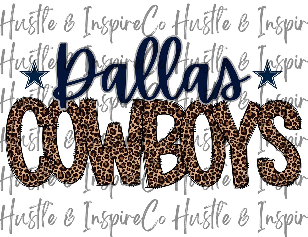 Dallas Cowboys Leopard PNG - Etsy