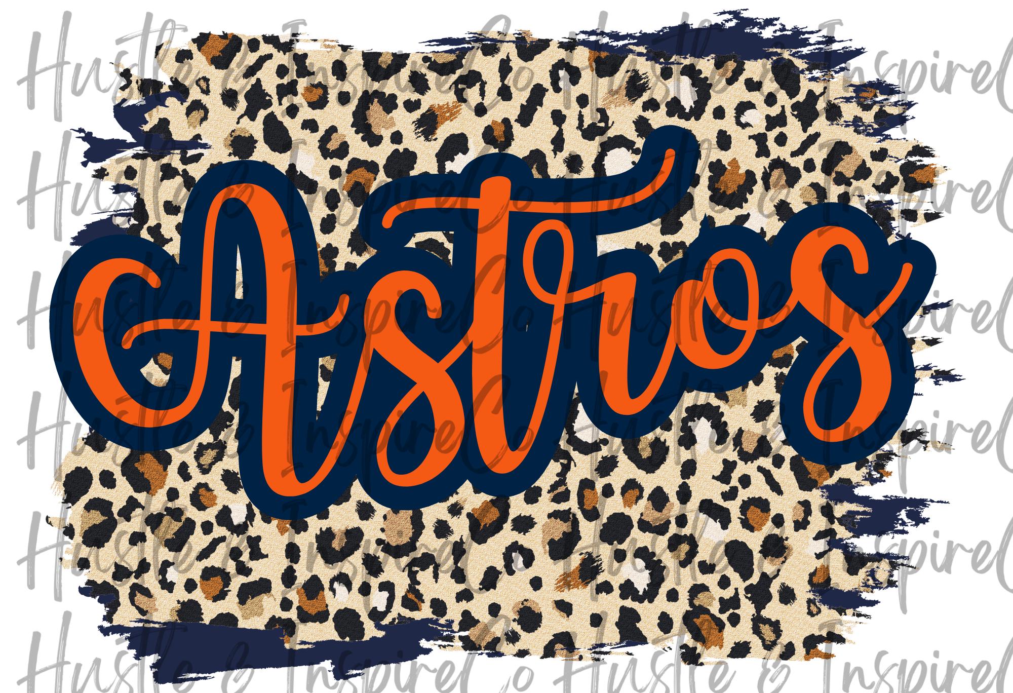 Astros Leopard PNG - Etsy