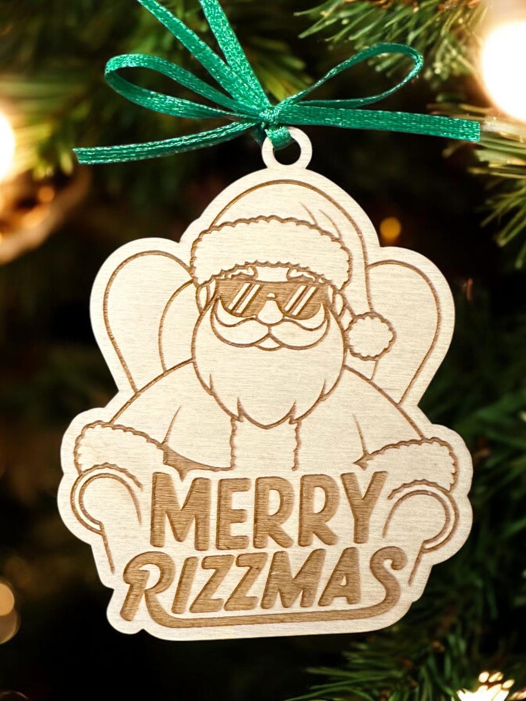 Merry Rizzmas Christmas Ornament, Rizzmas Ornament, Christmas Ornament ...