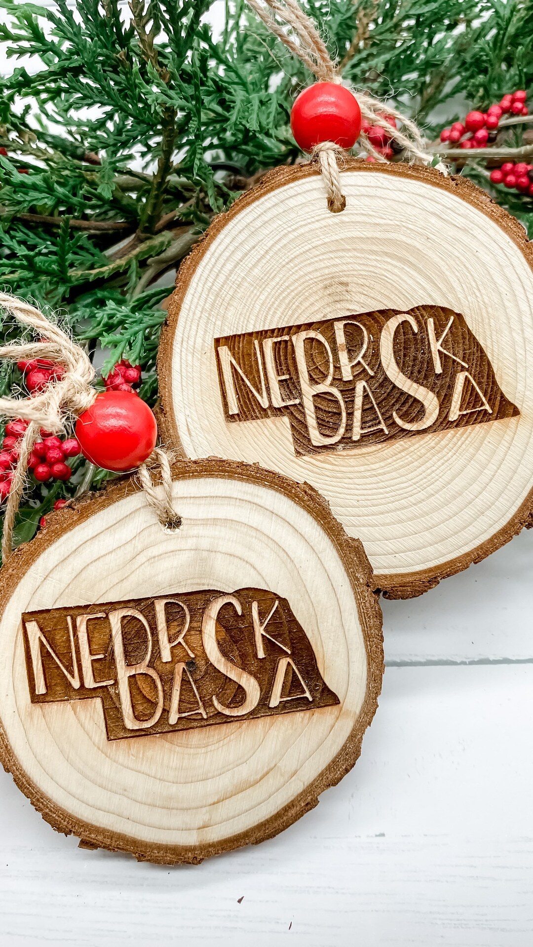 Nebraska Christmas Ornament, Nebraska Ornament, Nebraska Decor ...