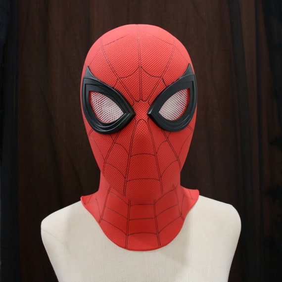 Spider-man Mask Latex Spideeman Mask Spider-man Cosplay | Etsy