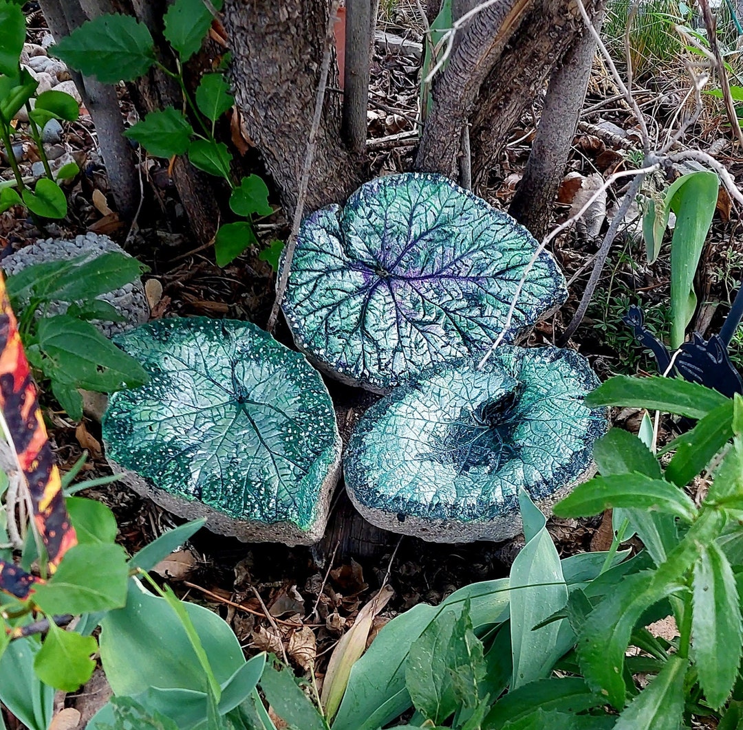 Handcrafted Pet Memorial Leaf Casting – Custom Ashes Tribute, Hypertufa ...