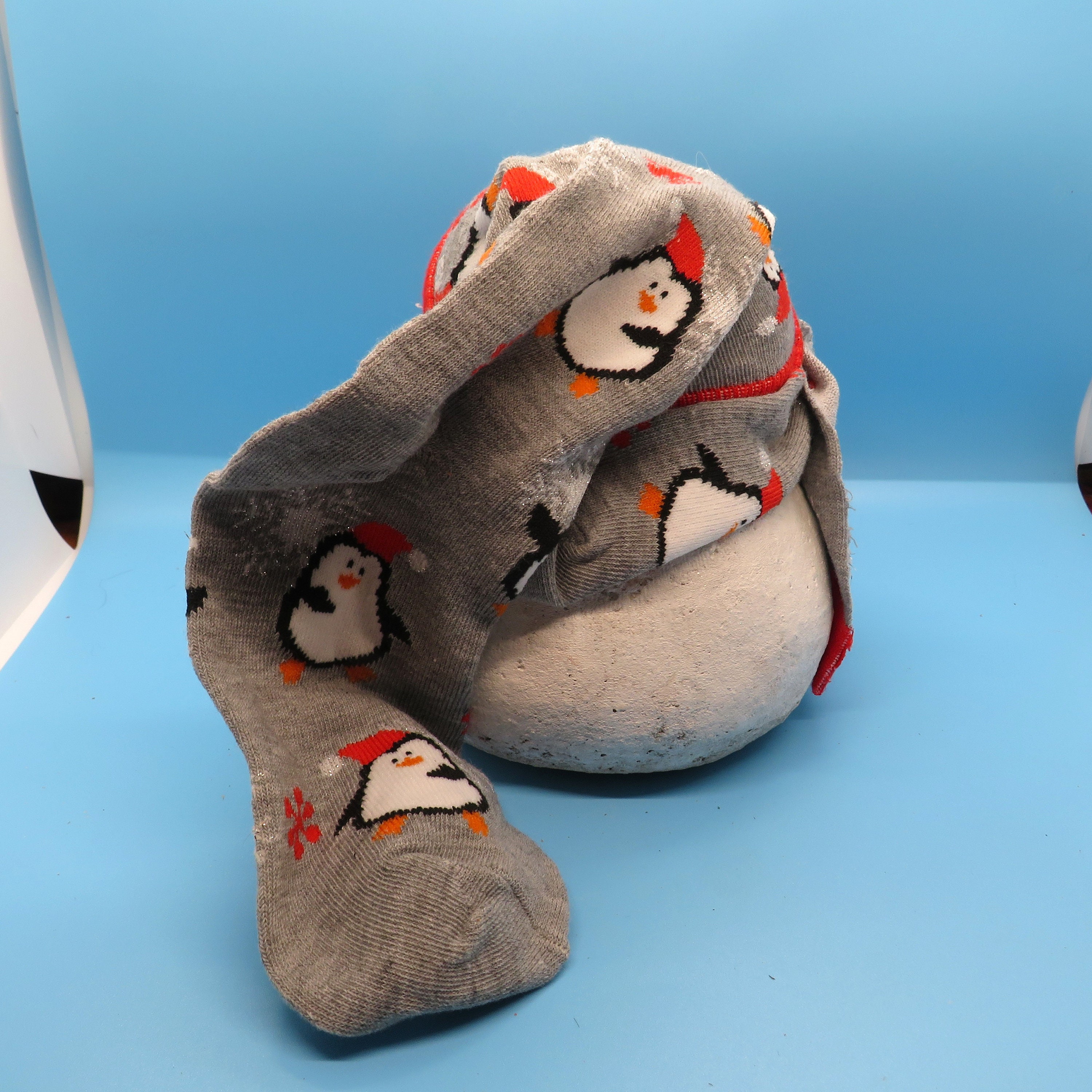 Charming Hand-painted Bilbo Snowman Figurine Cement Indoor/outdoor ...