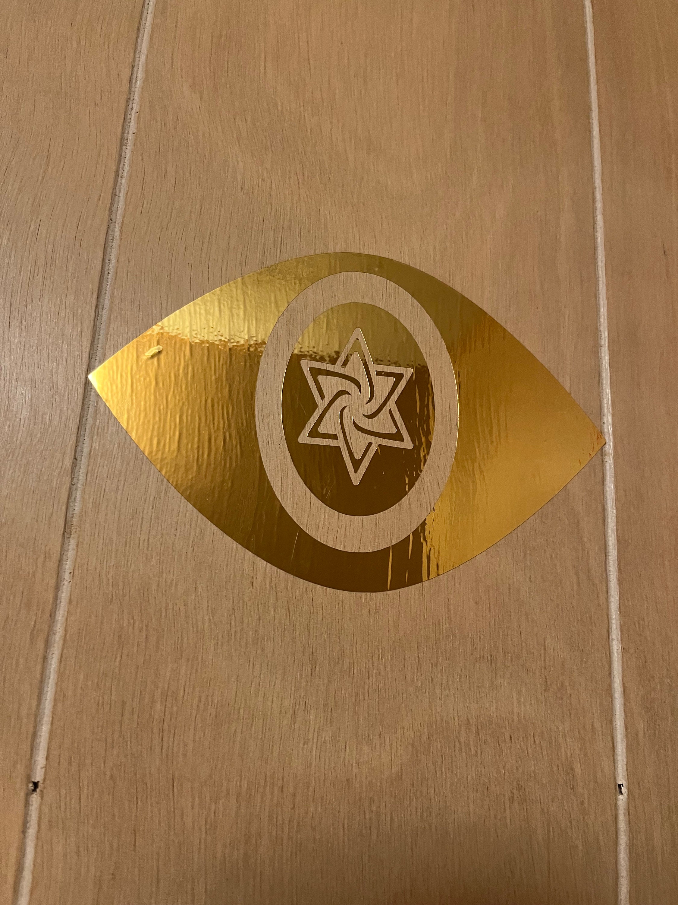 Evil Eye Jewish Star Decal - Etsy