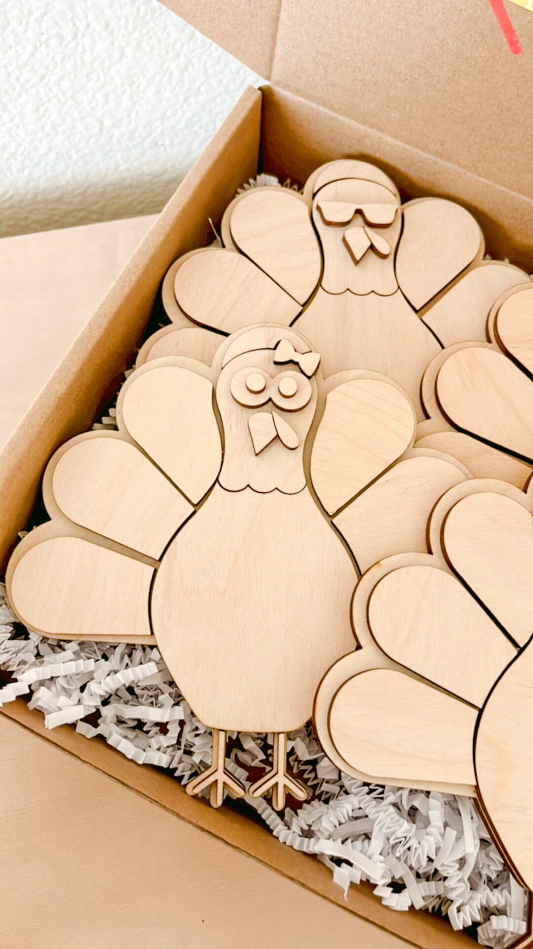 Paint Your Own Thanksgiving Turkeykit |thanksgiving Paint Set | Turkey ...