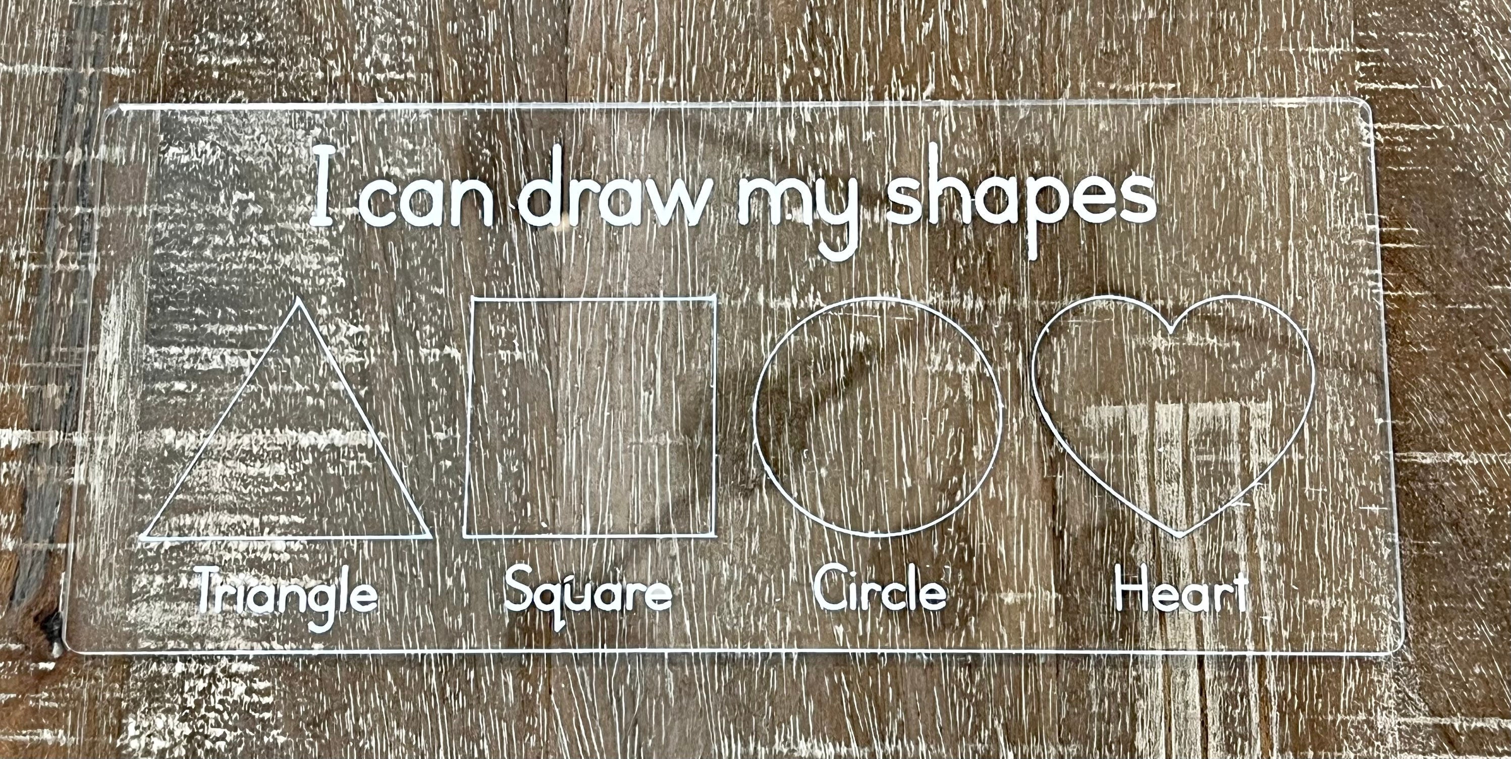 Handwriting Practice Dry Erase Tracing Boards Reusable ABC - Etsy