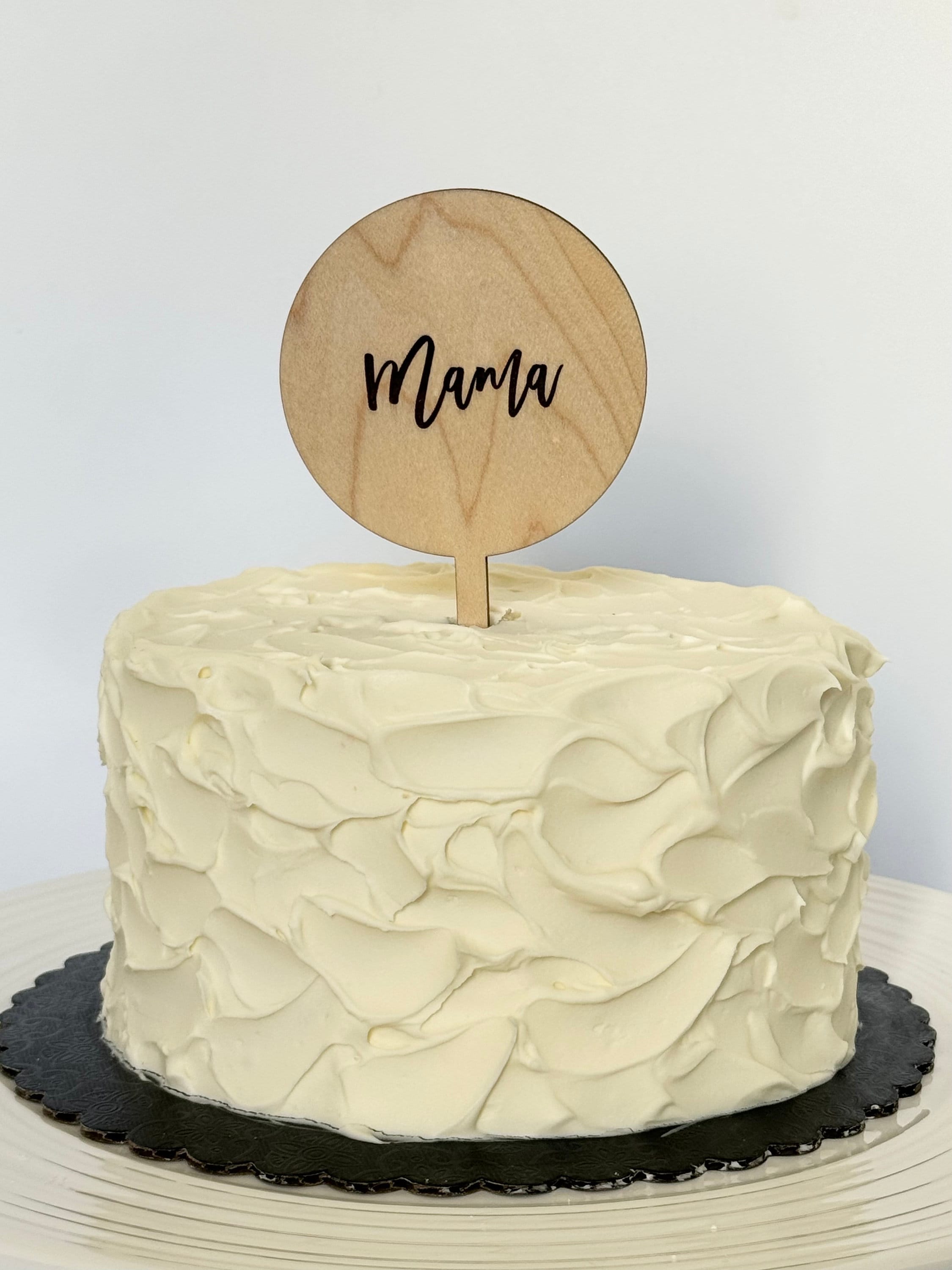 Personalized Conversation Cake Toppers: Laser Engraved Custom Message ...