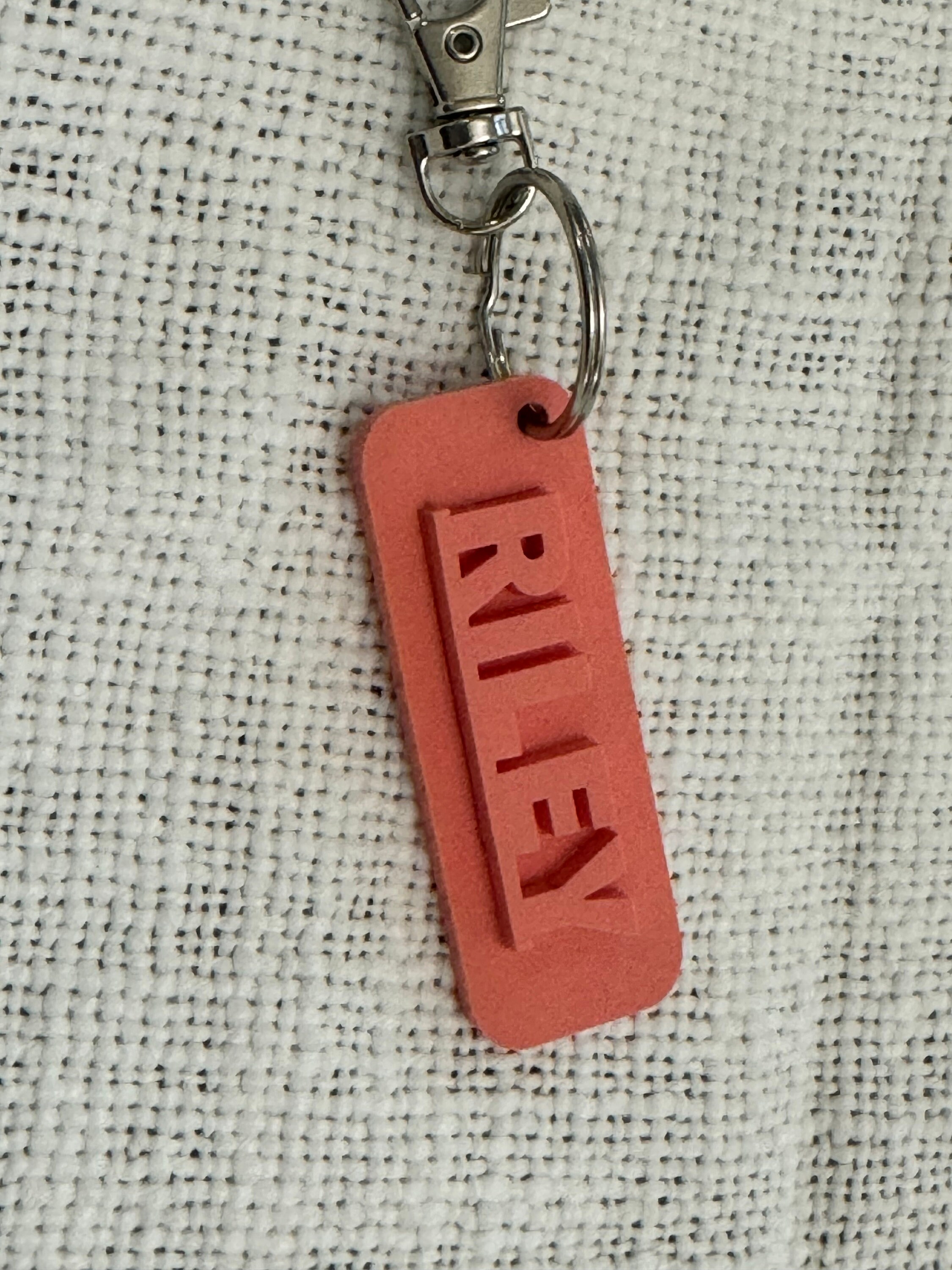 Personalized Laser Cut Acrylic Key Chain With Ring - Etsy