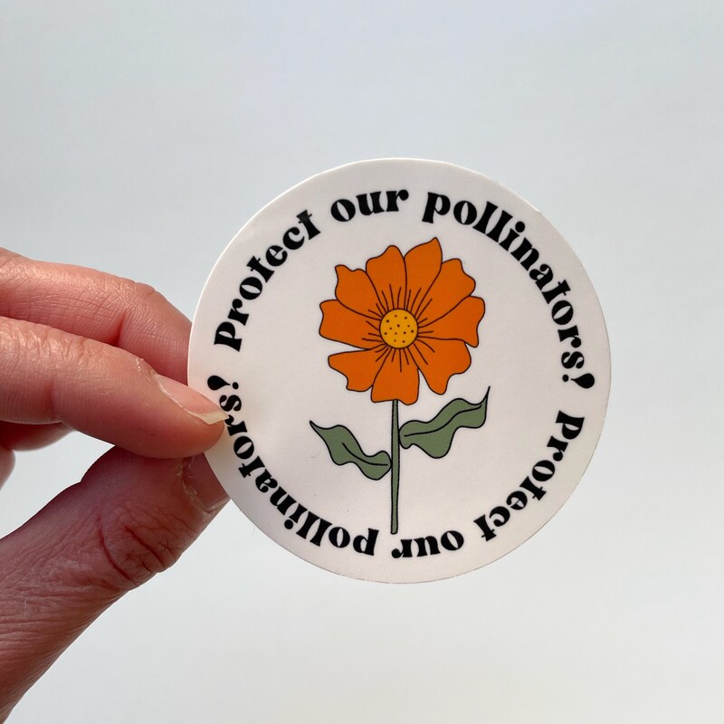 Pollinator Sticker - Etsy