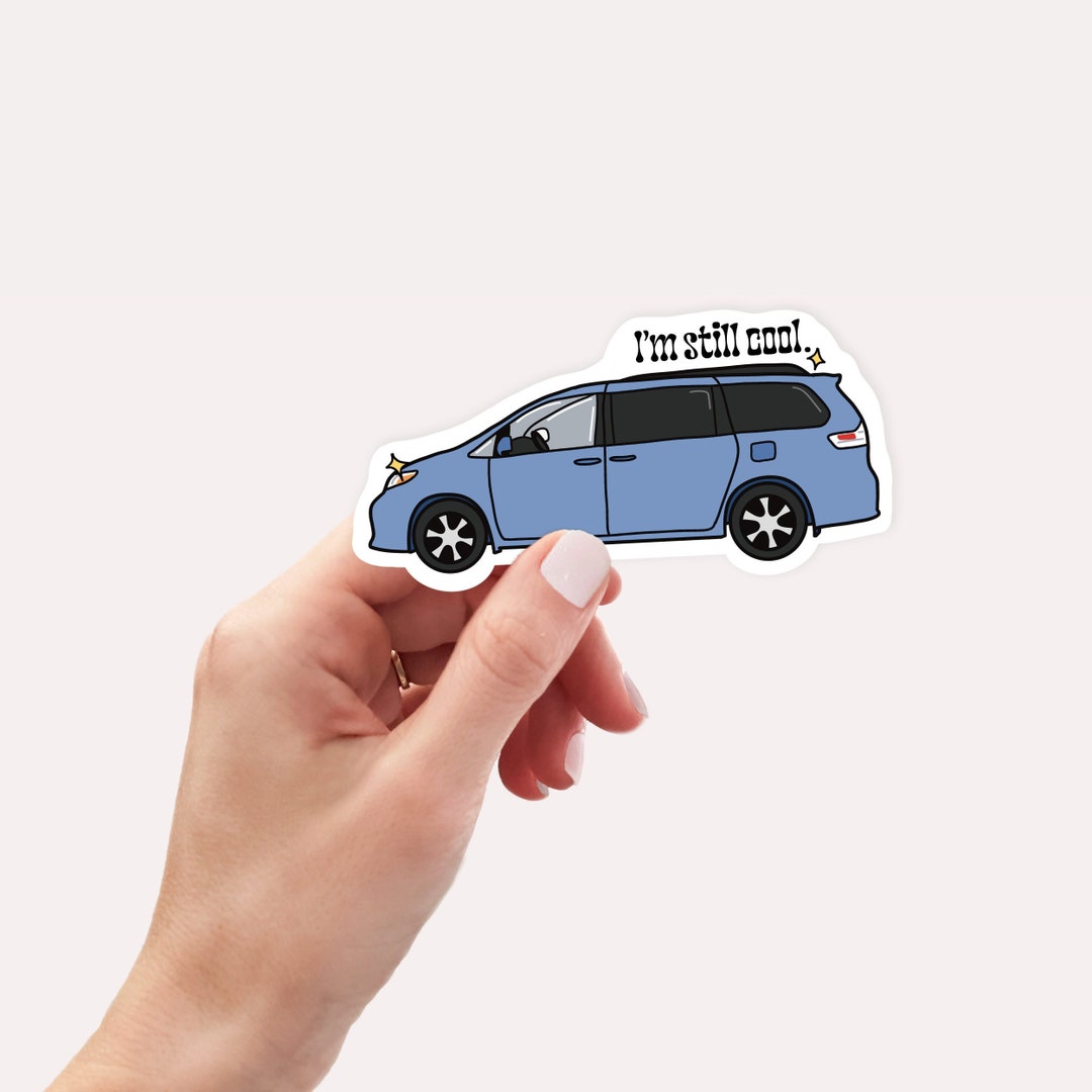 Mini Van "i'm Still Cool" Sticker / Water Resistant Sticker for Water ...