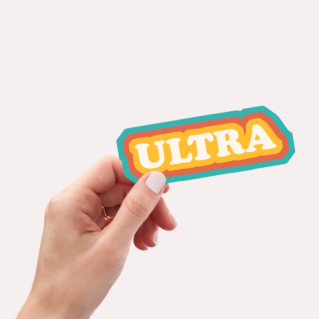 Ultramarathon Sticker (size Options Available)/ Water Resistant Sticker ...