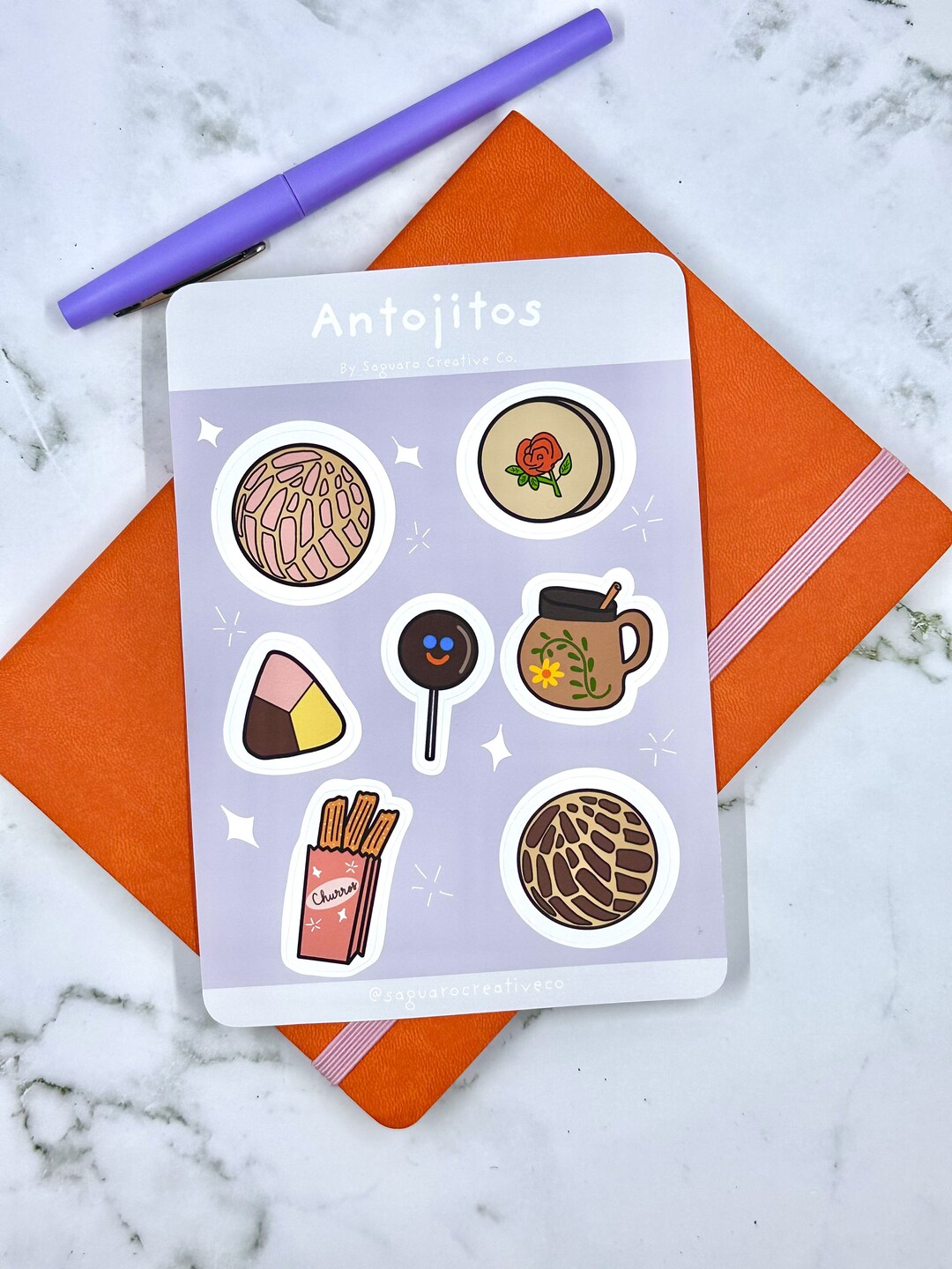 Antojitos (cravings) Sticker Sheet / Sticker Sheet for Planner, Journal ...