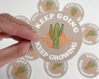 Keep Growing Sticker - Etsy