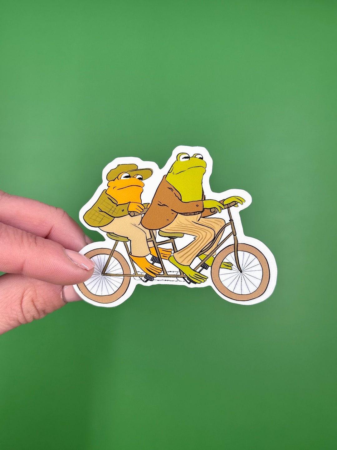 Frog and Toad / Water Resistant Sticker for Water Bottle, Hydro Flask ...