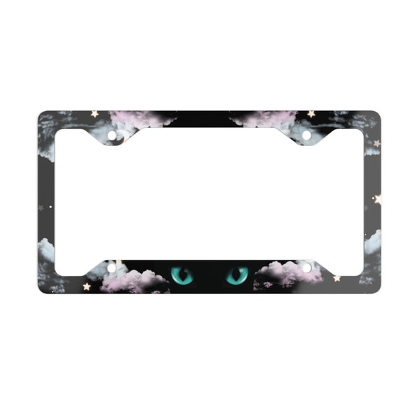 Cat Eyes License Plate Frame - Etsy