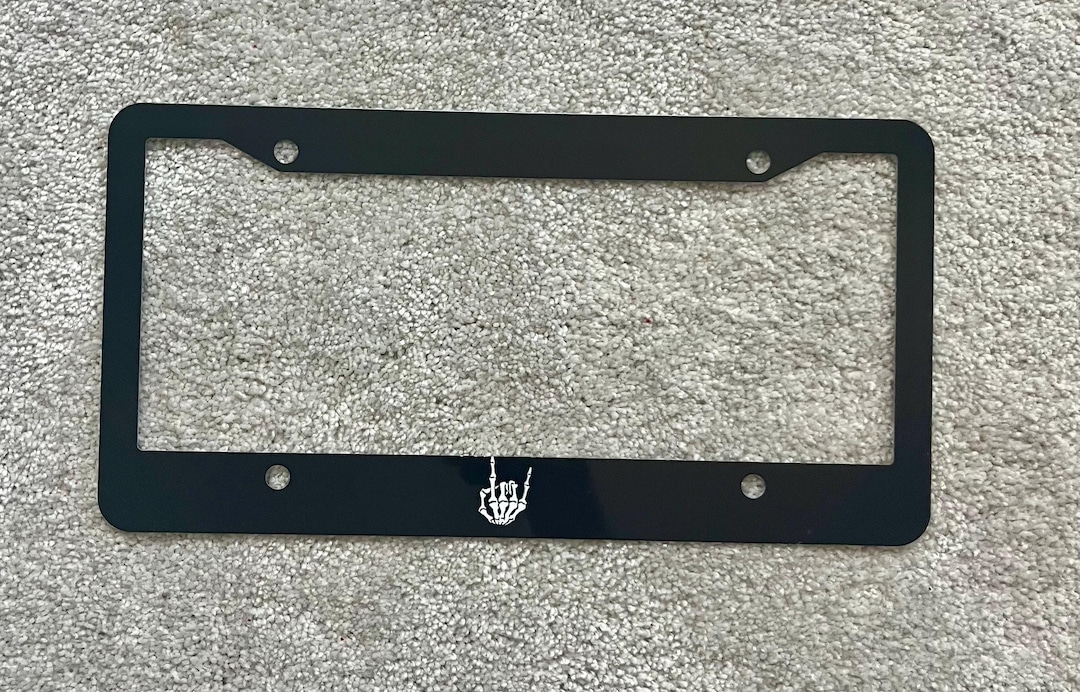 Skeleton Hand License Plate Frame for Halloween Hand Skeleton Plate ...