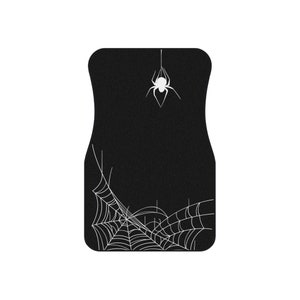Spider Webs Car Mats Set of 4 Spooky Car Mats for Car Spooky Spider Car ...