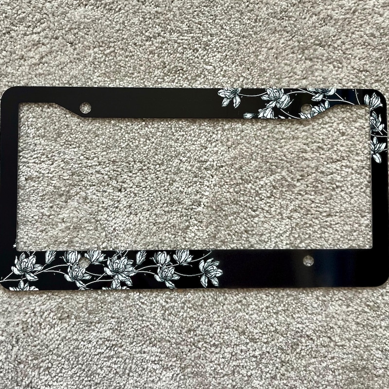 License Frames Pretty - Etsy UK