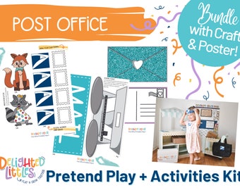 Post Office Pretend Play, Pretend Play Printables, Digital Pretend Play ...