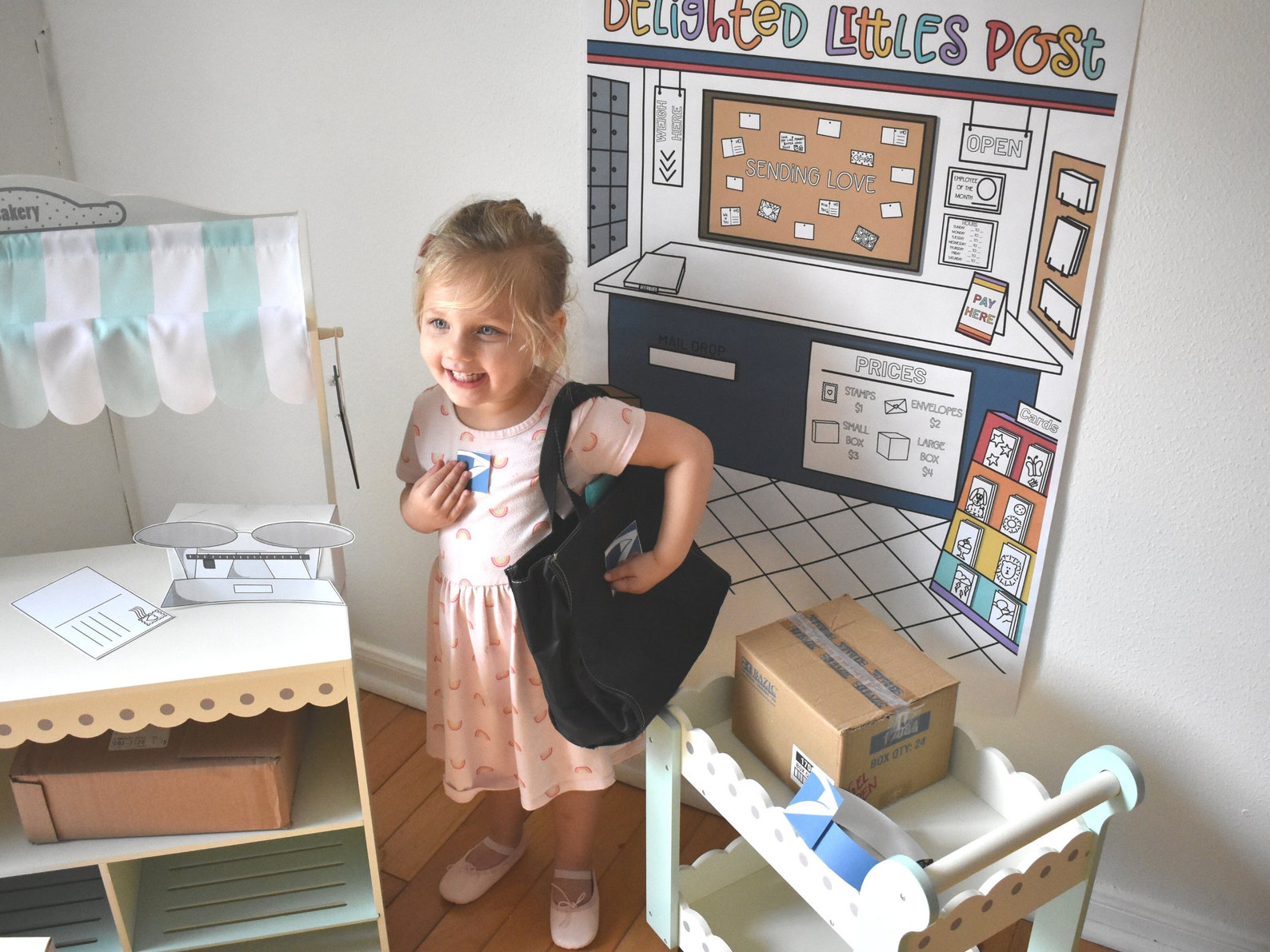 Post Office Pretend Play, Pretend Play Printables, Digital Pretend Play ...
