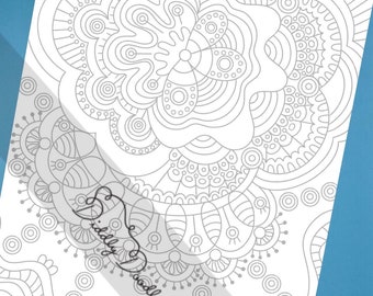 Tracing Pages, Diddly Doodly, Coloring Pages, Adult Coloring ...