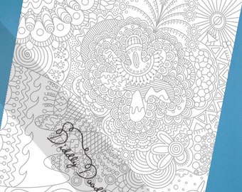 Tracing Pages, Diddly Doodly, Coloring Pages, Adult Coloring, Trace My ...