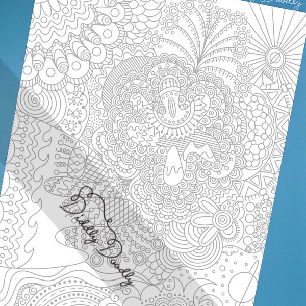 Tracing Coloring Book - Etsy
