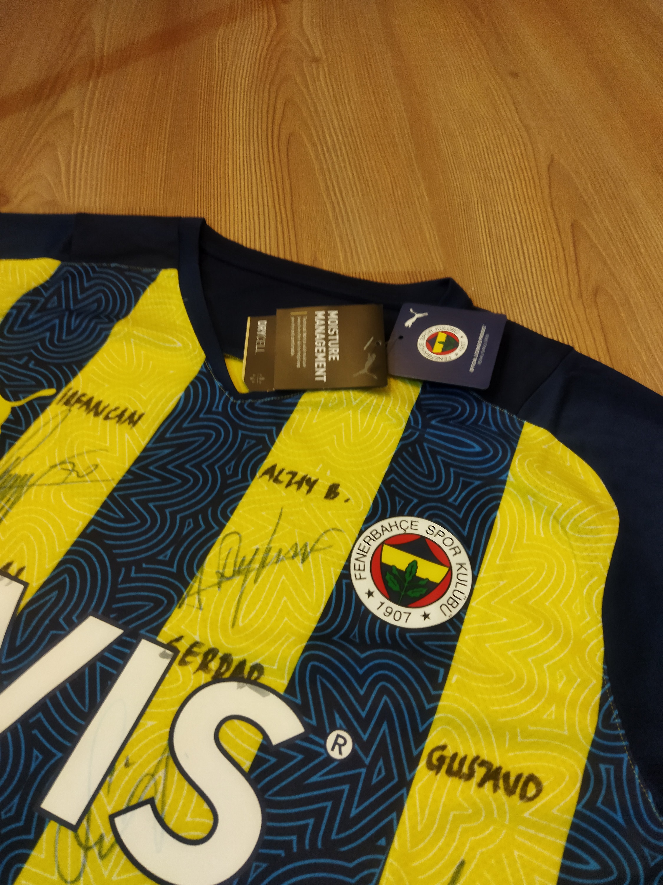 Fenerbahce 21/22 Jersey Fenerbahçe İmzalı Forma Fenerbahce Signed the ...