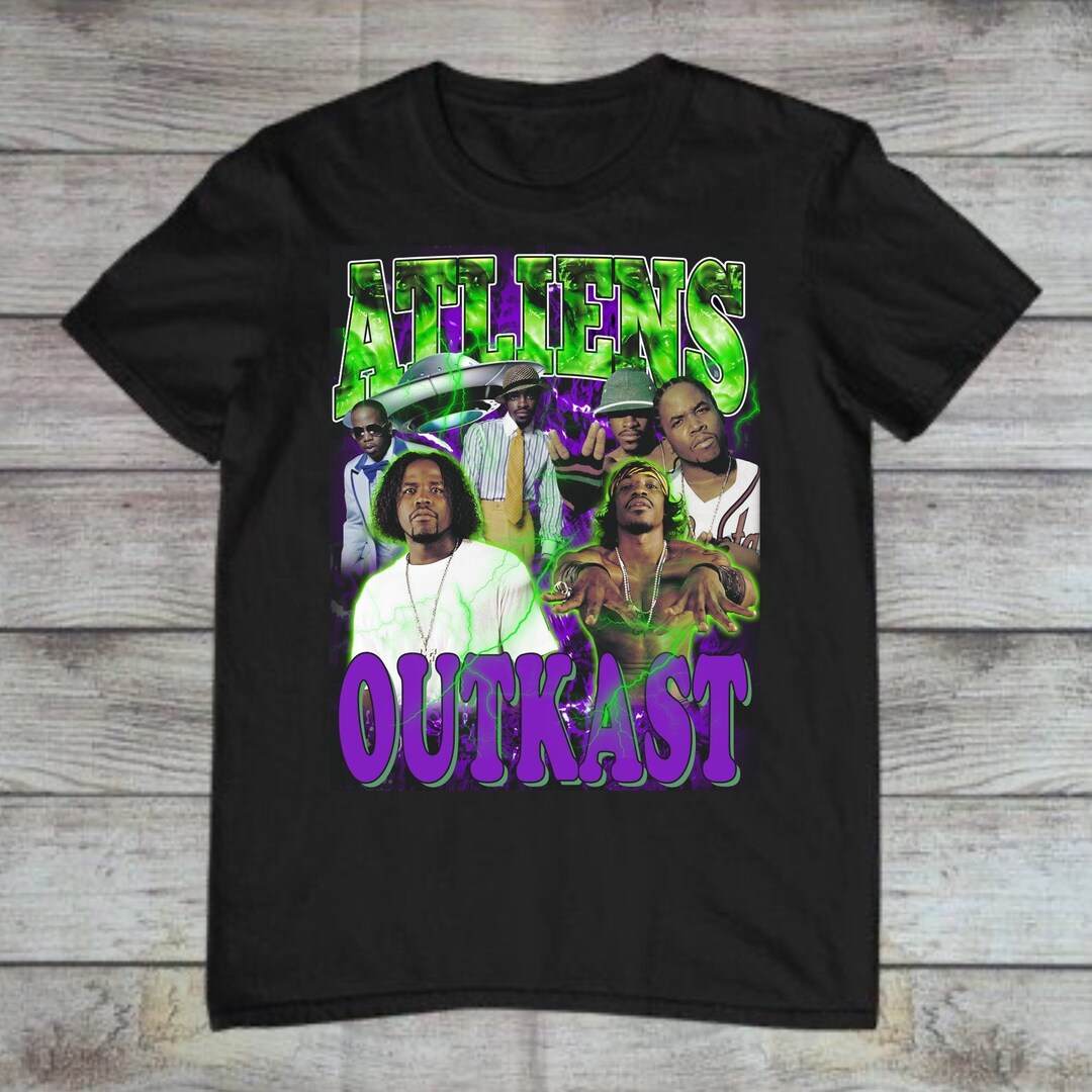 90s Bootleg Tshirt Outkast Andre 3000 Shirt Hip Hop T-shirt - Etsy