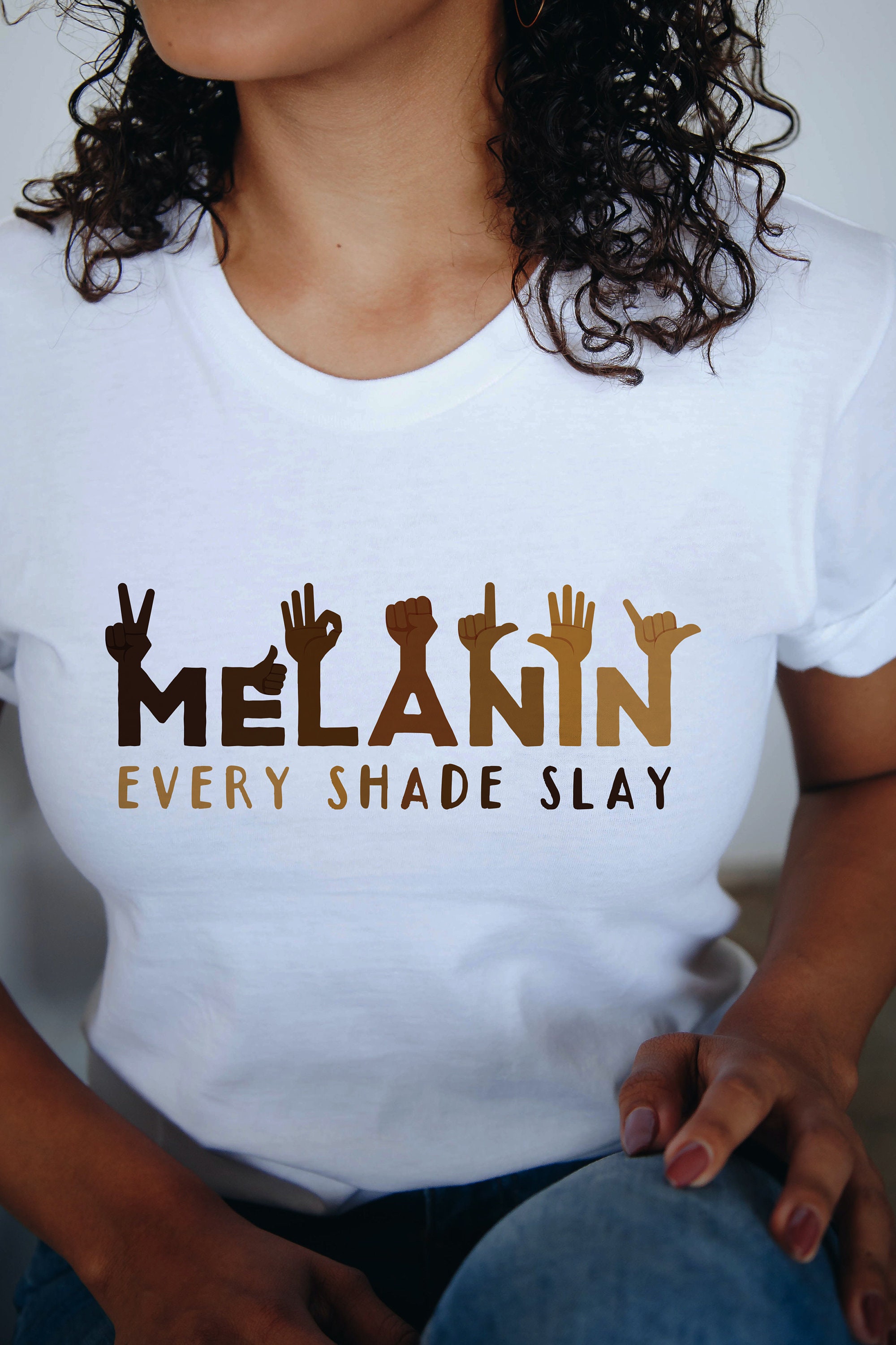 Melanin Every Shade Slays Shirt Black History Month Shirt Fist